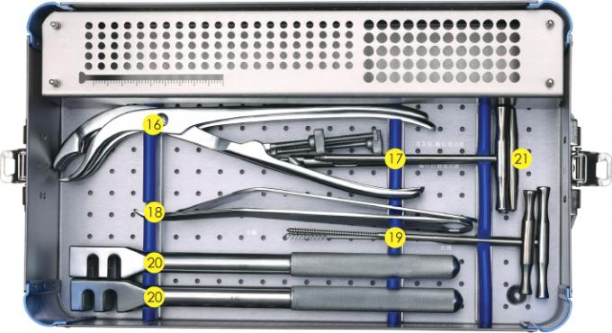 Hospital Lower Limb Orthopedic Locking Plate Instrument Set For Bone ...